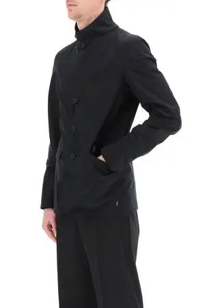 Herno High-neck Buttoned Gore-tex Jacket