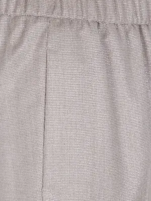 Peserico Wool Elasticated Straight Trousers