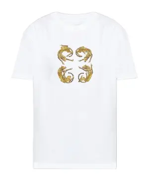 Givenchy Crewneck T-shirt With Logo Print - White