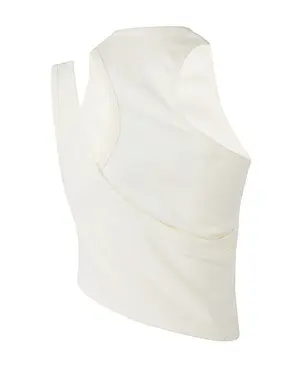 LOW CLASSIC Asymmetrical Ruched Tank Top
