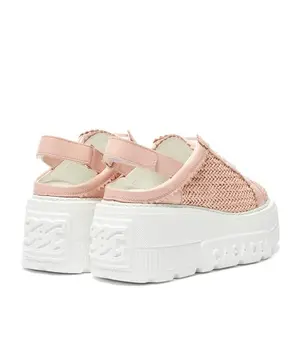Casadei Hanoi Slingback Sneakers With Round Toe And Platform Sole