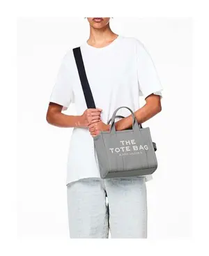 Marc Jacobs Mini Logo Printed Tote Bag - Gray
