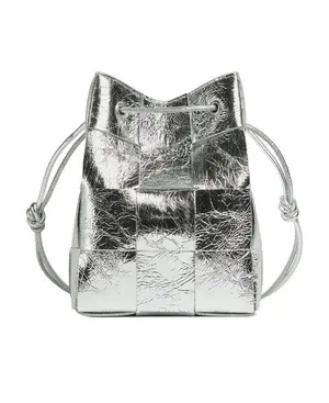 Bottega Veneta Cassette Strapped Mini Bucket Bag