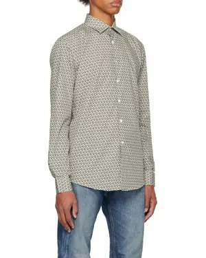 FERRAGAMO Patterned Cotton Shirt