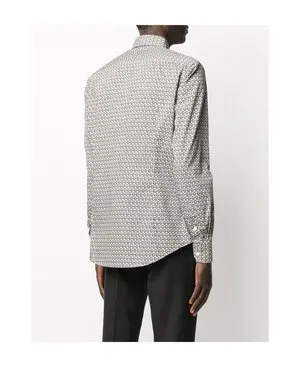 FERRAGAMO Patterned Cotton Shirt