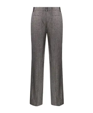P.a.r.o.s.h Houndstooth Tailored Trousers - Gray