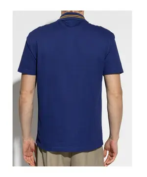 Versace Medusa-embroidered Short-sleeved Polo Shirt