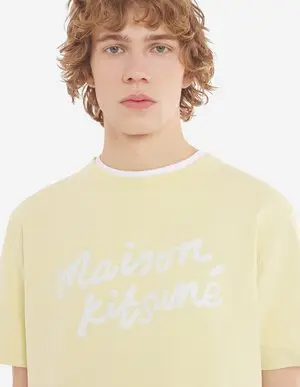 Maison Kitsuné Logo Printed Crewneck T-shirt