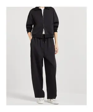 Brunello Cucinelli Couture Interlock Full Zip Sweatshirt
