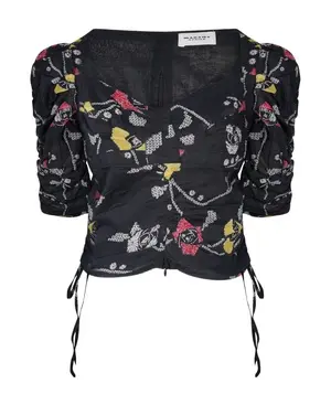 Isabel Marant Étoile Floral Print Puff Sleeve Top