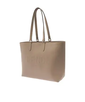 Fendi Embossed Logo Tote Bag