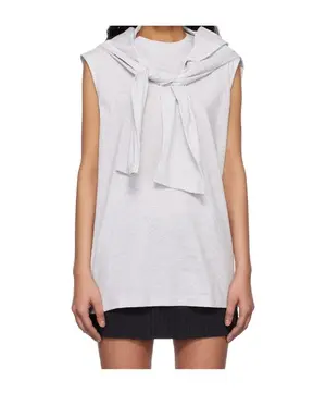 Acne Studios Tie-detail Sleeveless T-shirt