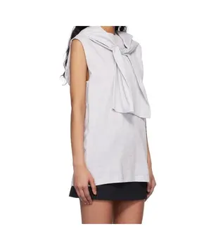 Acne Studios Tie-detail Sleeveless T-shirt
