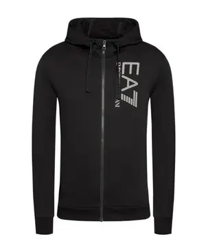 EA7 Logo Hooded Jacket