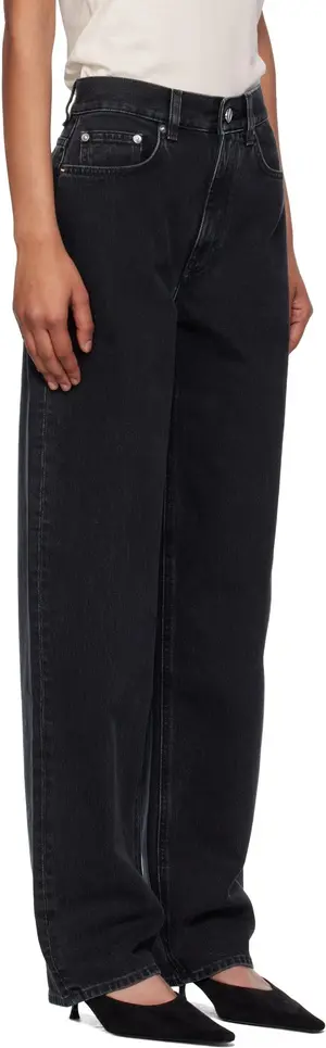 Loulou De Saison Samur Relaxed Straight-leg Jeans - Washedgrey