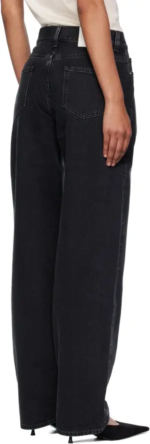 Loulou De Saison Samur Relaxed Straight-leg Jeans - Washedgrey