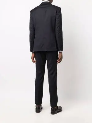 Tagliatore Logo-appliqué Virgin Wool Single-breasted Suit