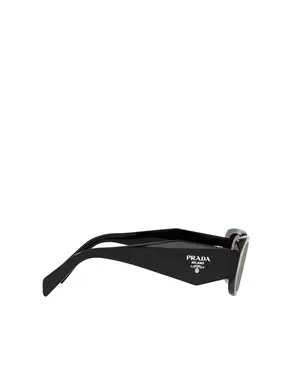 Prada Rectangular Frame Sunglasses - Gray