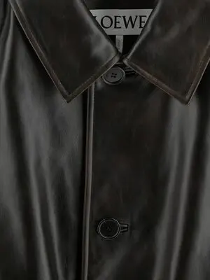 Loewe Button-fastened Leather Jacket