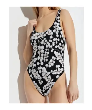 Balmain Graphic Print One-piece Swimsuit