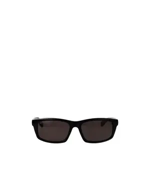 Balenciaga Rectangular Frame Sunglasses - Black