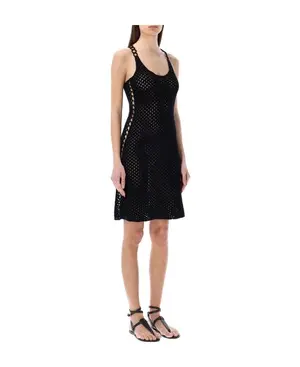 Chloé Crochet Sleeveless Mini Dress