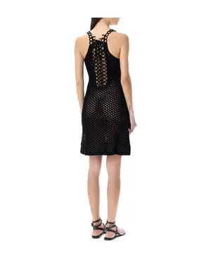 Chloé Crochet Sleeveless Mini Dress
