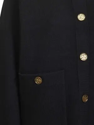 TOTEME Buttoned Knitted Cardigan - Black