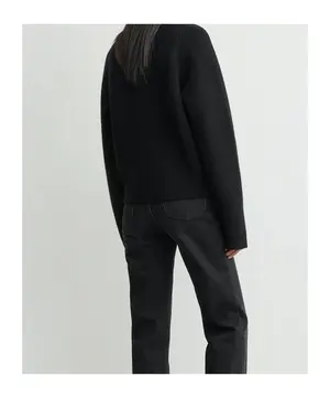 TOTEME Buttoned Knitted Cardigan - Black