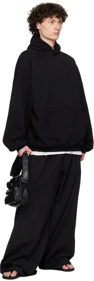 Balenciaga Bb Garderobe Embroidered Hoodie