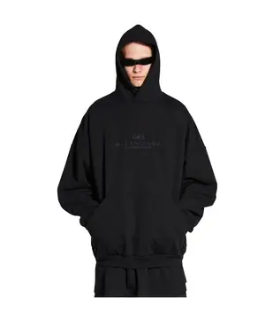Balenciaga Bb Garderobe Embroidered Hoodie