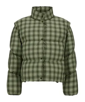 Herno Checked Down Jacket