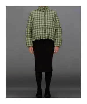 Herno Checked Down Jacket