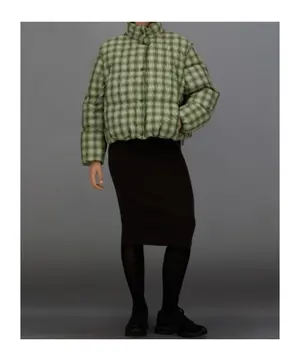 Herno Checked Down Jacket