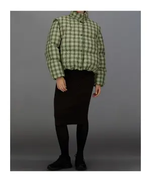 Herno Checked Down Jacket