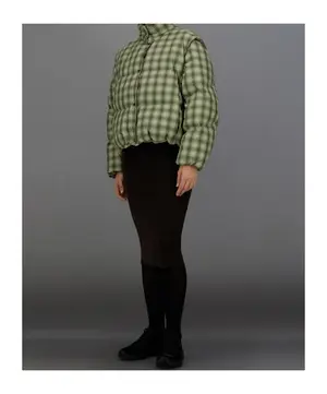 Herno Checked Down Jacket