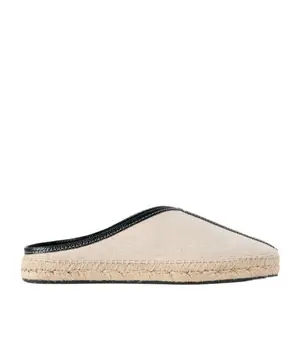 TOTEME Square Toe Muller Espadrille Mules