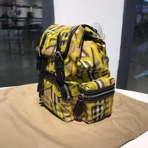 Burberry Classic Plaid Graffiti Backpack