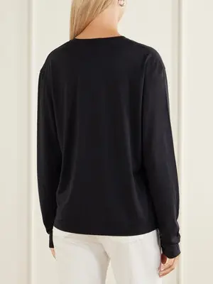 TOTEME Long-sleeved Crewneck T-shirt - No