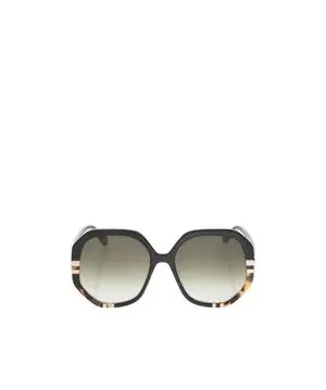 Chloé Geometric Frame Sunglasses - Multicolor