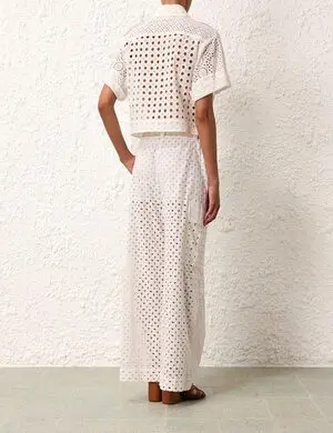 Zimmermann Matchmaker Anglaise Cotton Trousers