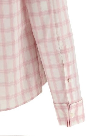Loewe Checked Shirt With Asymmetrical Hem