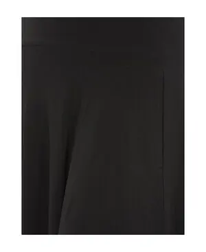 Norma Kamali Elastic Waist Midi Skirt