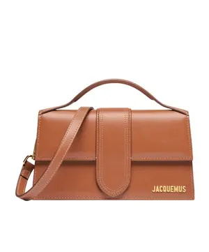 Jacquemus The Bambino Large Tote Bag - Light Brown