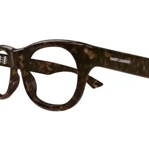 Saint Laurent Rectangular Optical Glasses - Black