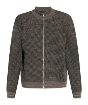 MAISON MARGIELA Zip-front Wool Cardigan