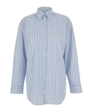 TOTEME Classic Striped Shirt - Blue