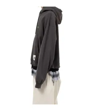 Mihara Yasuhiro Layered Drawstring Hoodie - Black