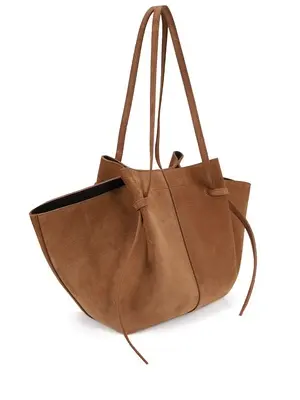 Yuzefi Large Handle Shoulder Bag - Brown