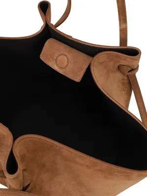 Yuzefi Large Handle Shoulder Bag - Brown